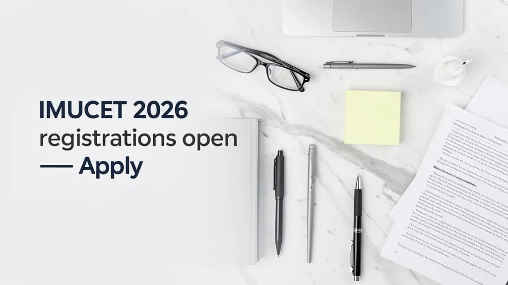 IMUCET 2026 registrations open — Apply by April 24 for IMU CET 2026 UG ...