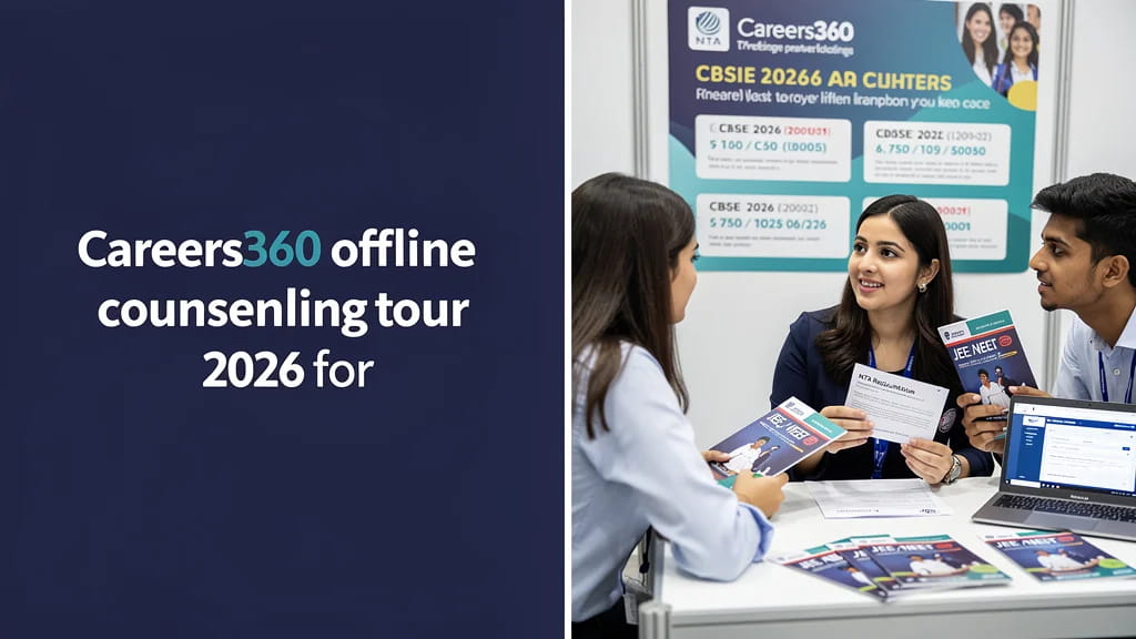 Careers360 offline counselling tour 2026 for College Entrance Exams ...